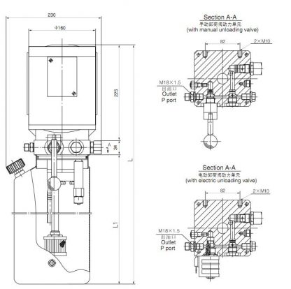 Car lift hydraulic power unit - HYTEC HYDRAULIC